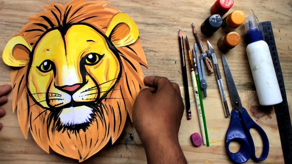 How To Make A Lion Mask - Kahawatungu