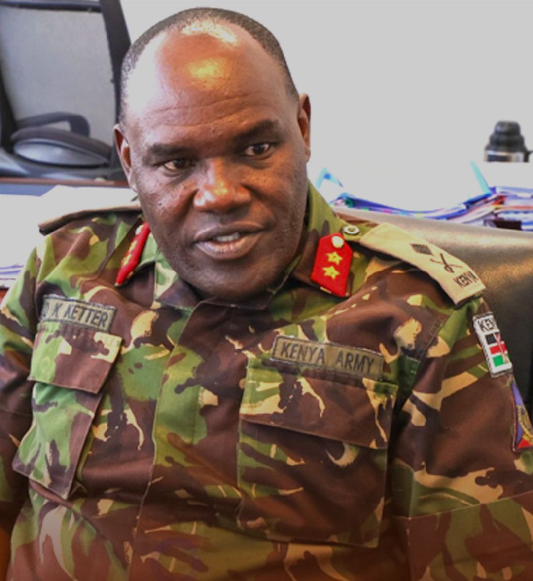 Military changes; Ruto names Lt Gen Ketter as Army commander in changes - Kahawatungu