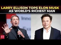 Larry Ellison tops Elon Musk as world's richest person - Kahawatungu