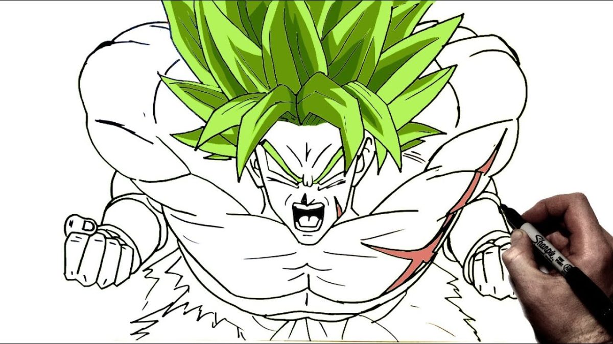 How To Draw Broly - Kahawatungu