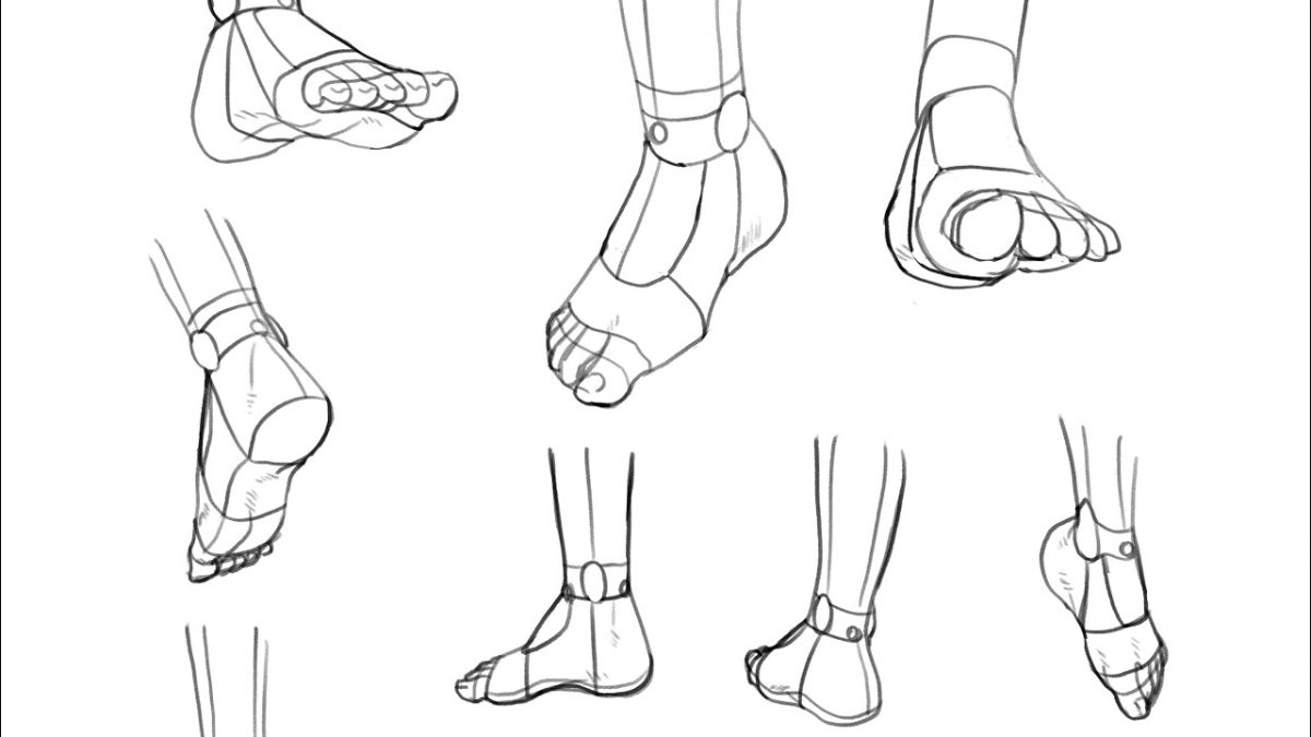 How To Draw Feet - Kahawatungu
