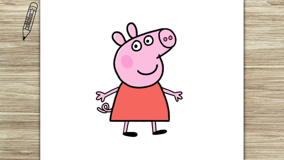 How To Draw Peppa Pig - Kahawatungu