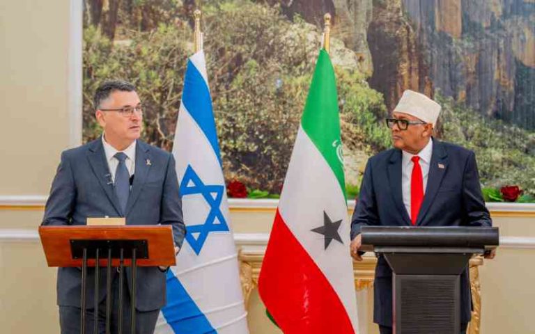 Israeli Foreign Minister lands in Somaliland weeks after official ...